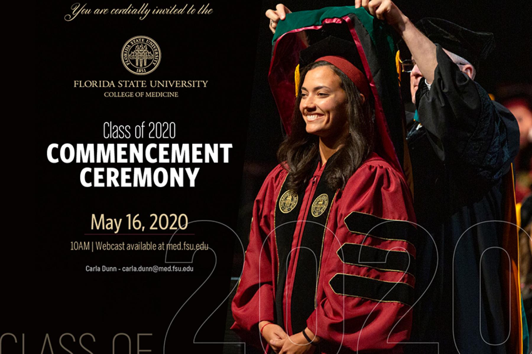 M D Class Of 2020 Virtual Commencement Ceremony College Of Medicine